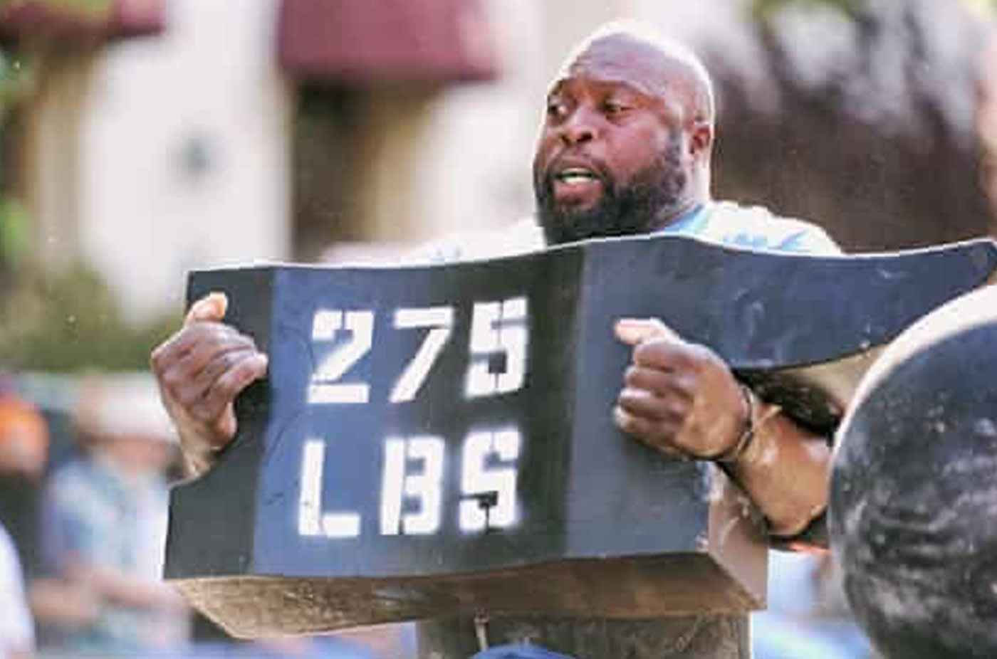 300lb of muscle in a XXXXL T-shirt: how the World’s Strongest Man ...