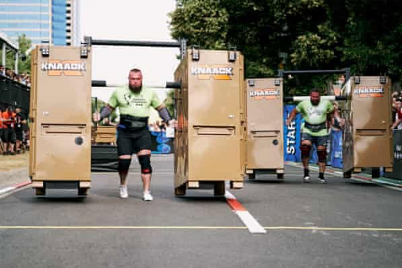 300lb of muscle in a XXXXL T-shirt: how the World’s Strongest Man ...