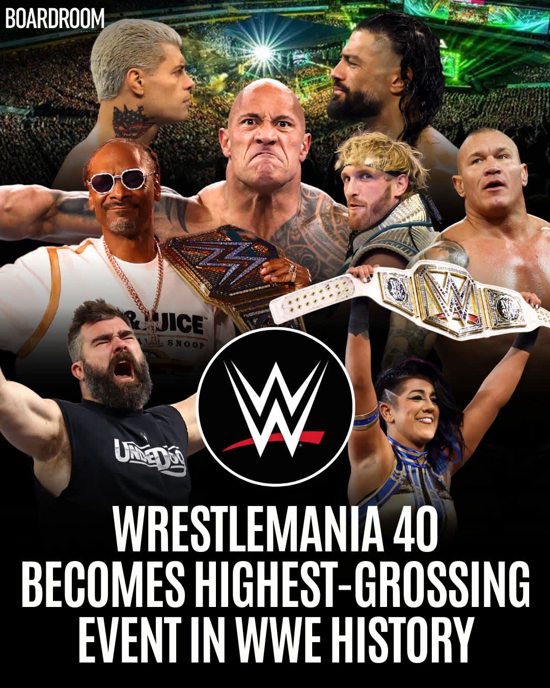 WrestleMania 40 officially breaks WWE record | IMG