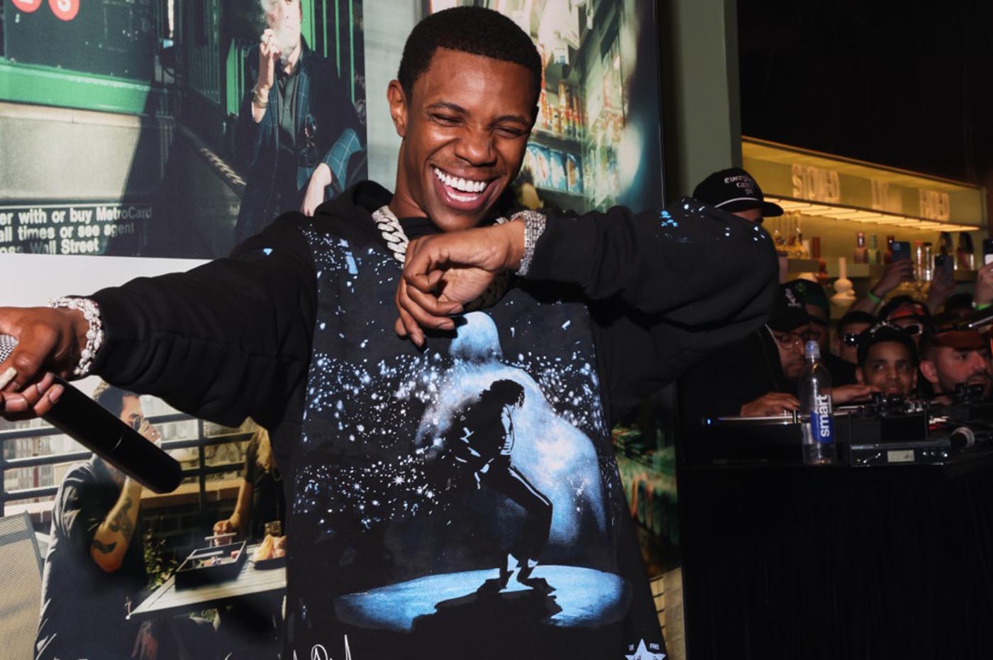 Michael Jackson X BARRIERS spotted at a NYC celeb event. | IMG