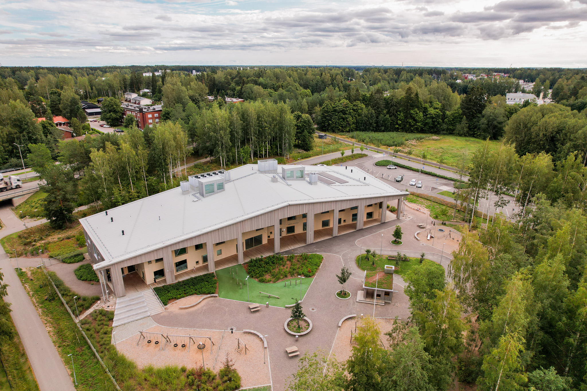 Suomen suurin päiväkoti sai ylleen pitkäkestoisen ratkaisun ‒ Icopal ...