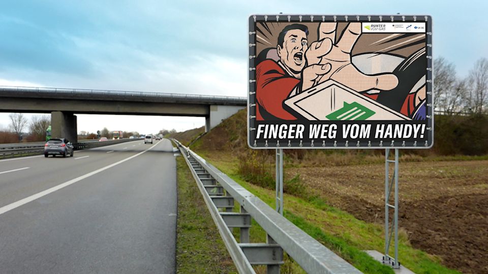 Die Autobahnplakate 2020 | Runter vom Gas