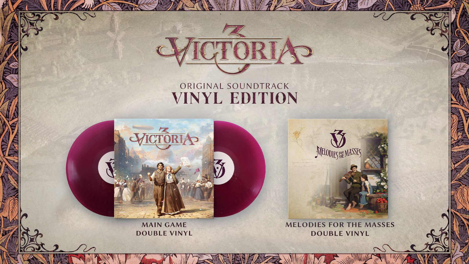 Victoria 3 vinyl soundtrack available now - Paradox Interactive