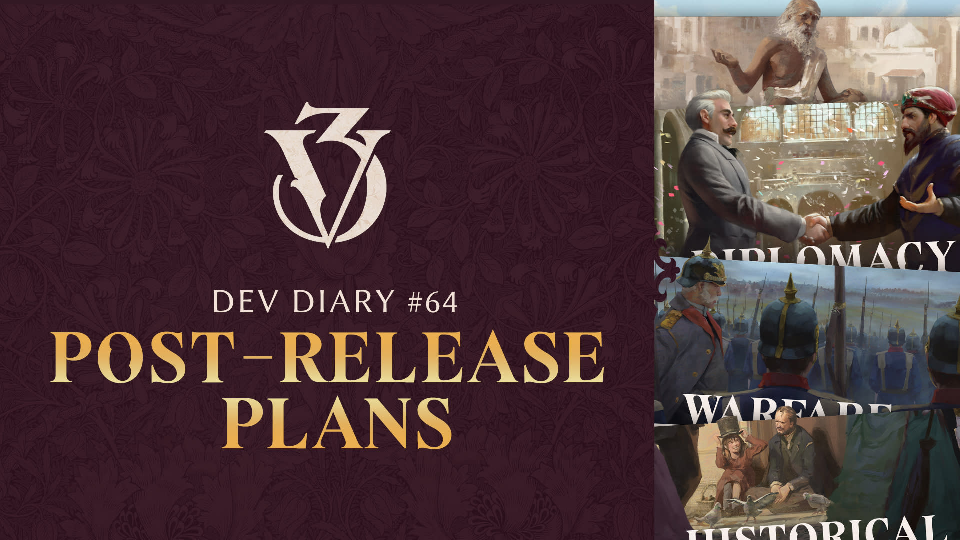 Dev Diary #64 - Post-Release Plans - Paradox Interactive