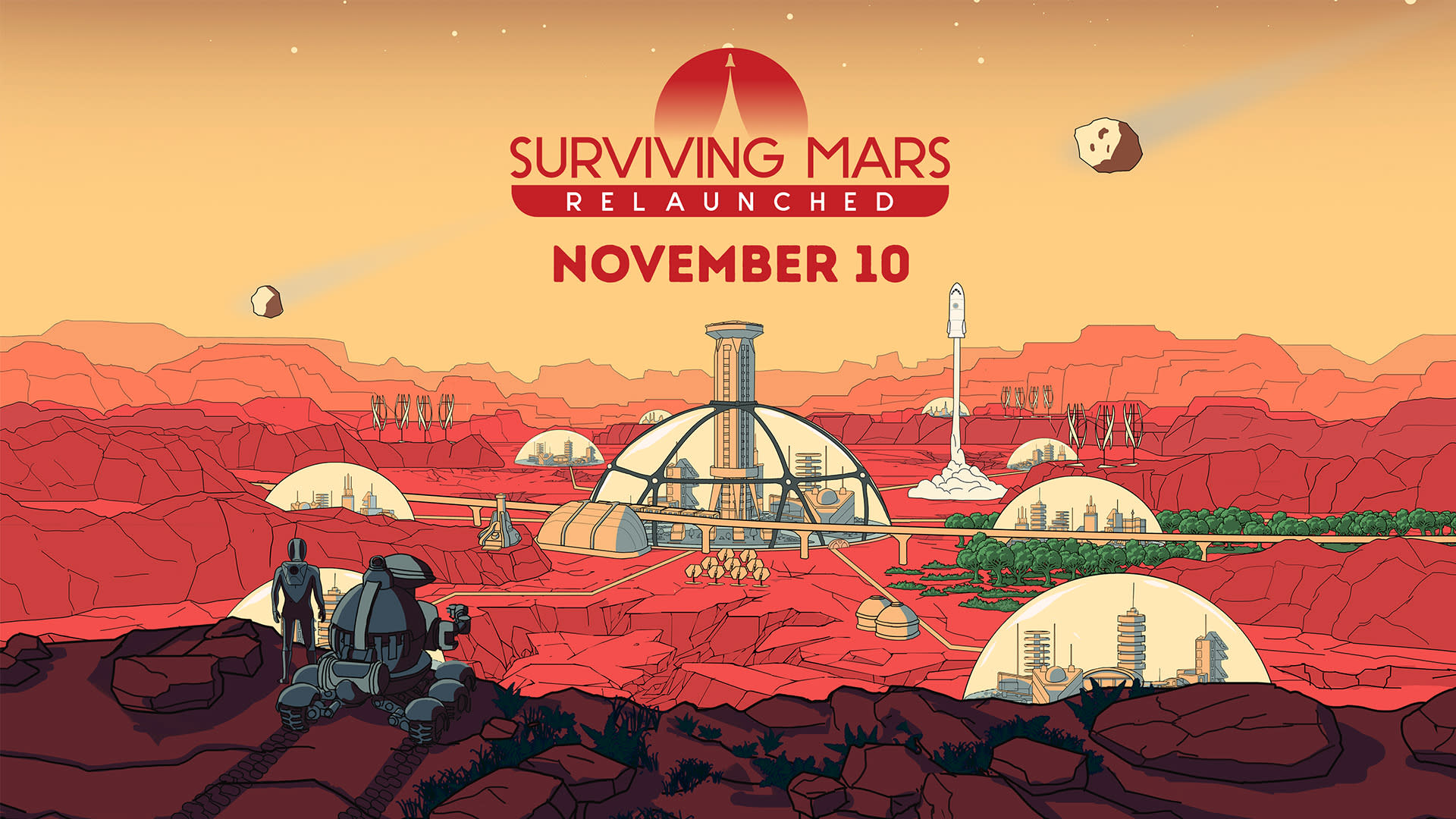 Surviving Mars: Relaunched is Landing on November 10th! - Paradox Interactive