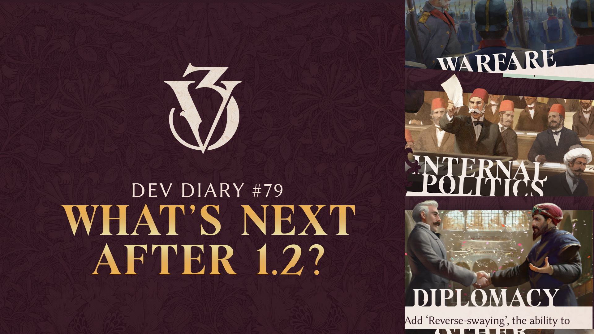 Dev Diary #79 - What’s next after 1.2? - Paradox Interactive