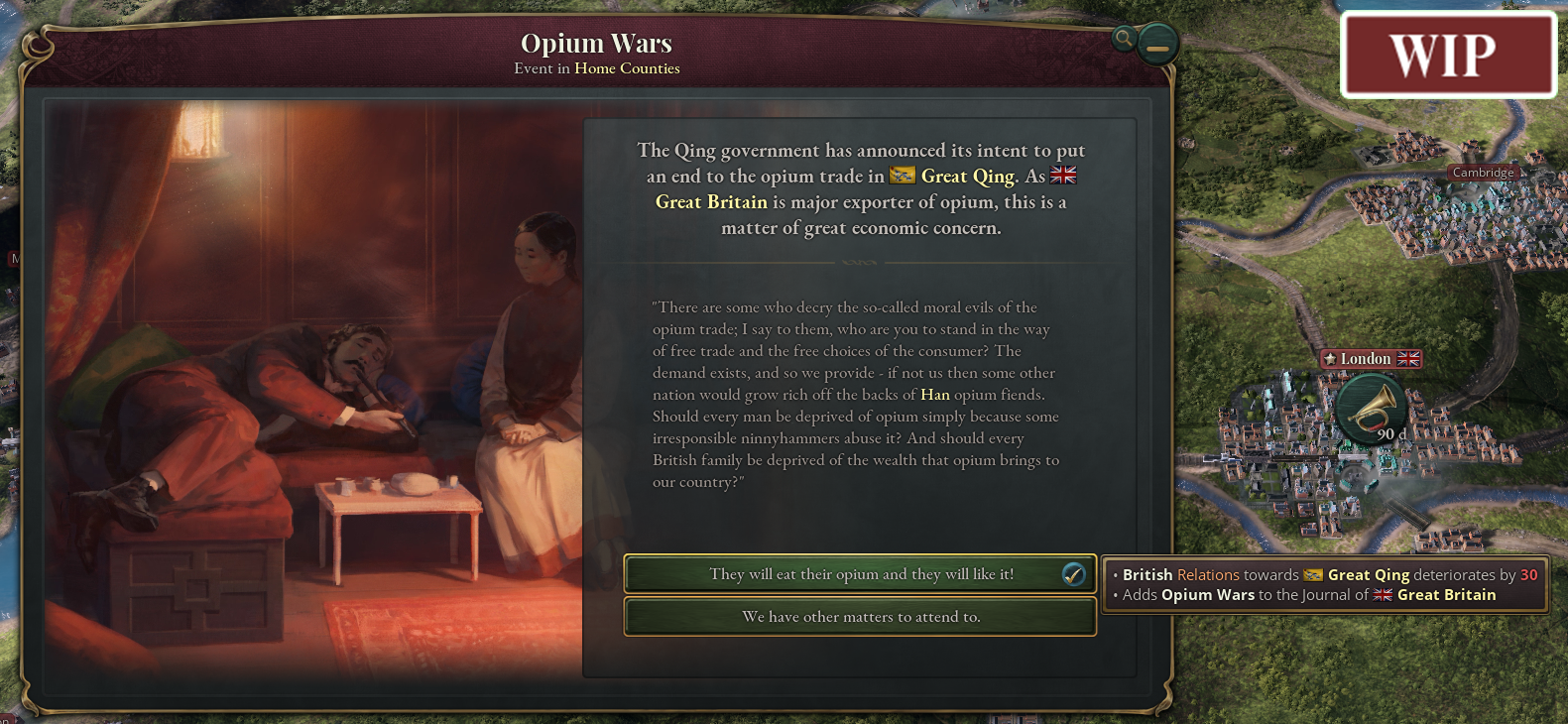 Dev Diary #40 - Opium Wars - Paradox Interactive