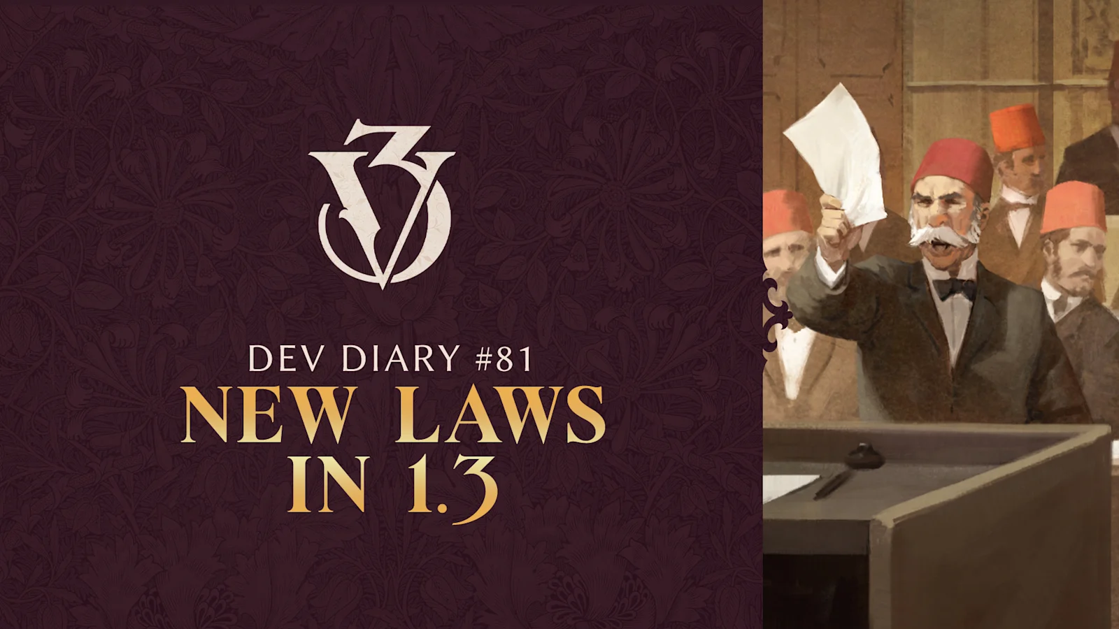 Dev Diary #81 - New Laws in 1.3 - Paradox Interactive