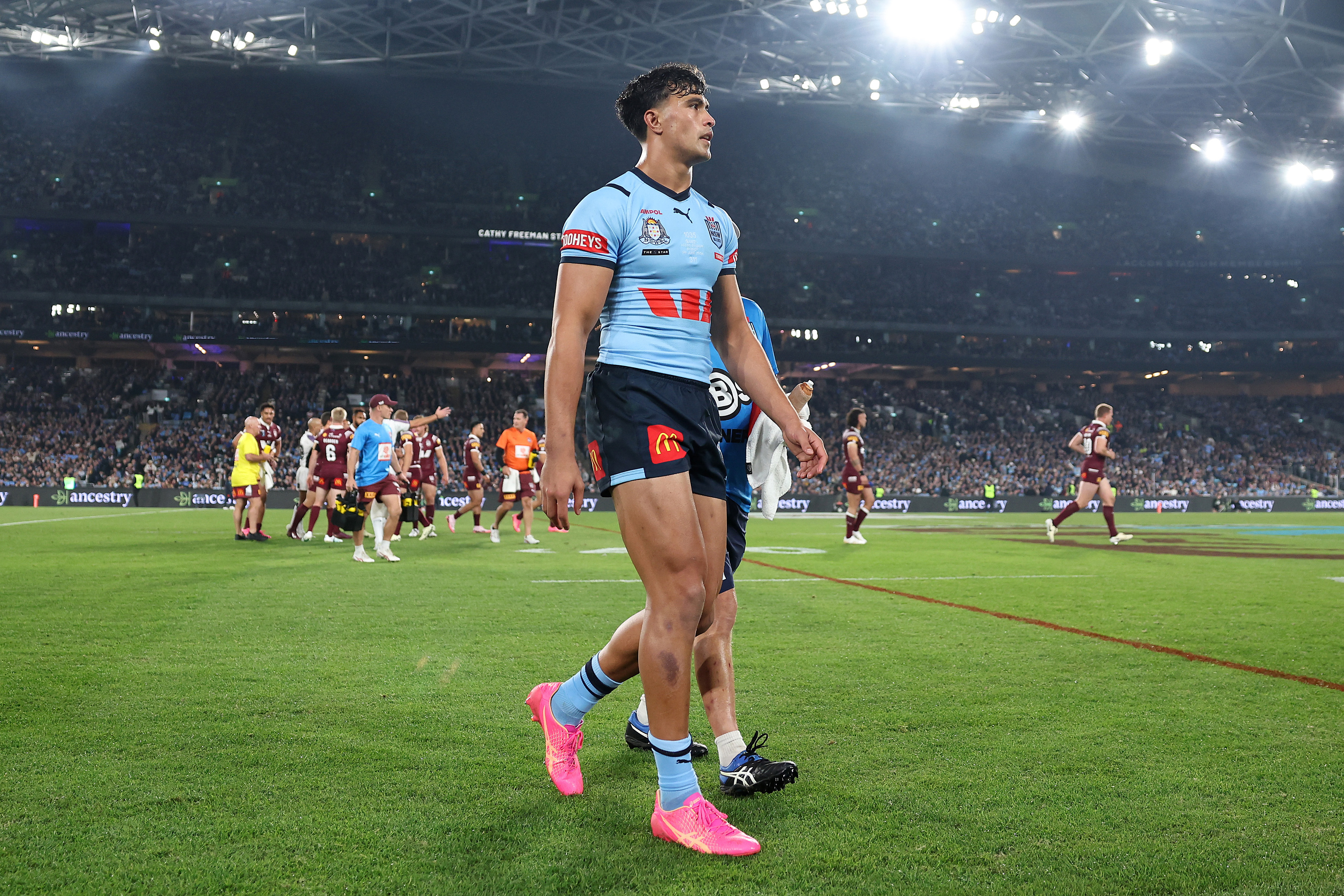 “Clear send-off”: No doubt about Suaalii hit in Blues shocker — SEN