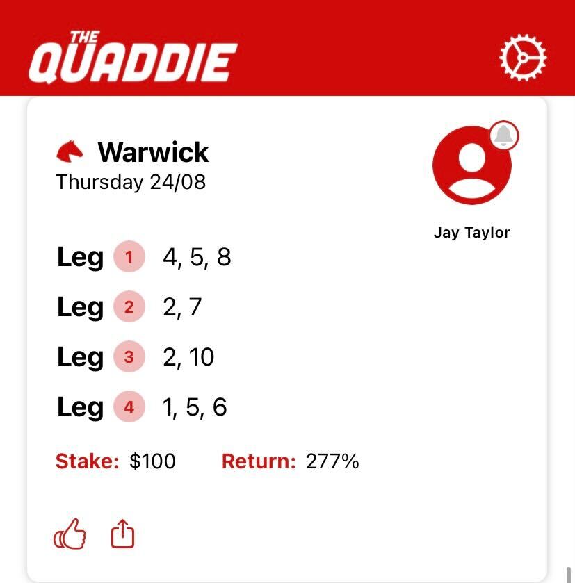 Day 4 of the Quaddiethon (24/08)