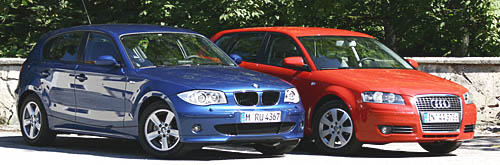 Vergleichstest: Audi A3 Sportback 1.6 FSI vs. BMW 116i - AutoScout24