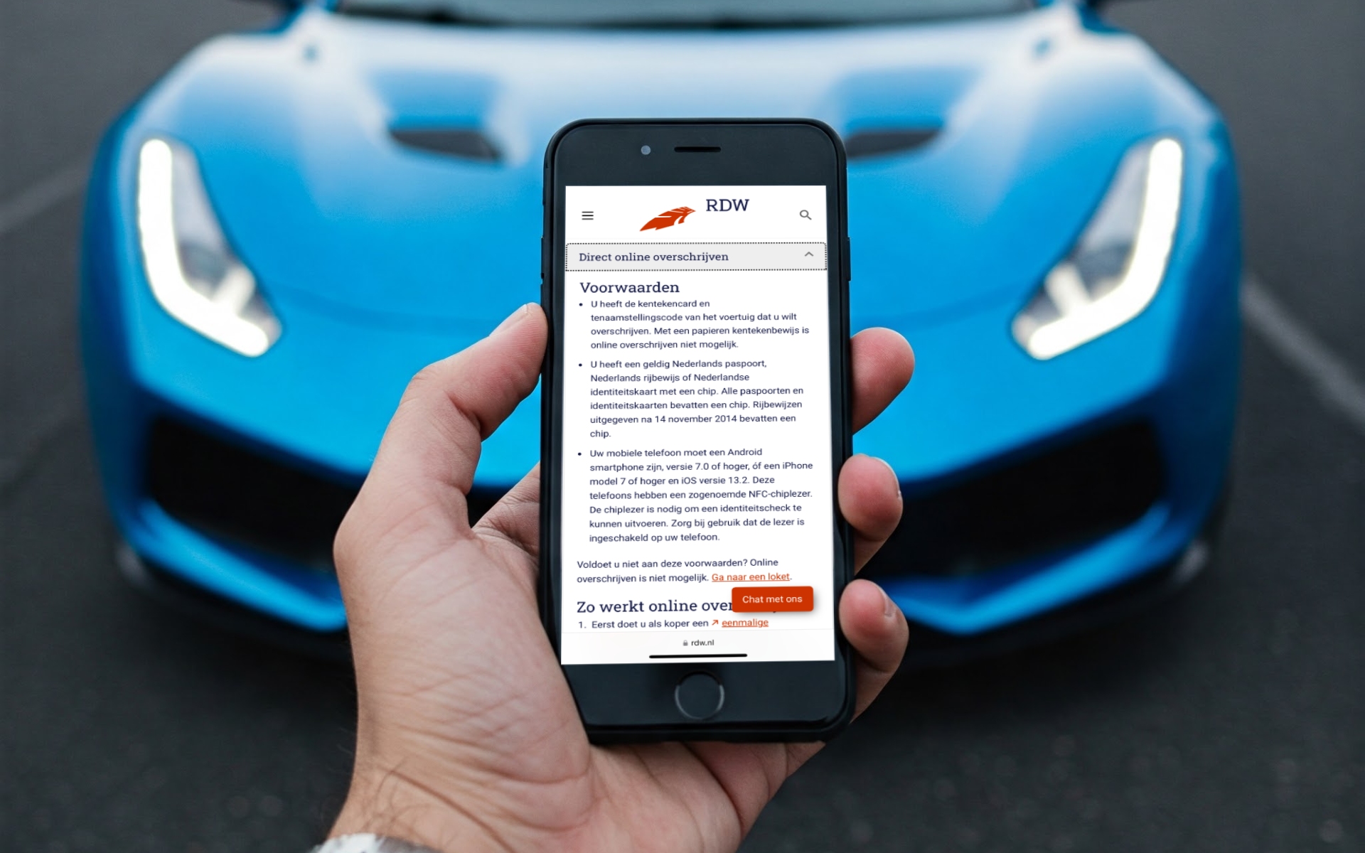 Auto online overschrijven - AutoScout24