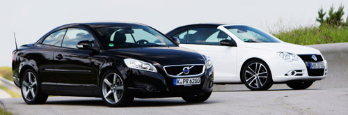 Vergleichstest: VW Eos 2.0 TSI vs. Volvo C70 T5 - AutoScout24