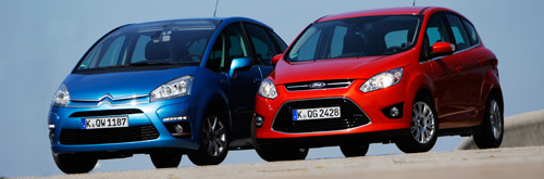 Vergleichstest: Ford C-Max vs. Citroën C4 Picasso - AutoScout24