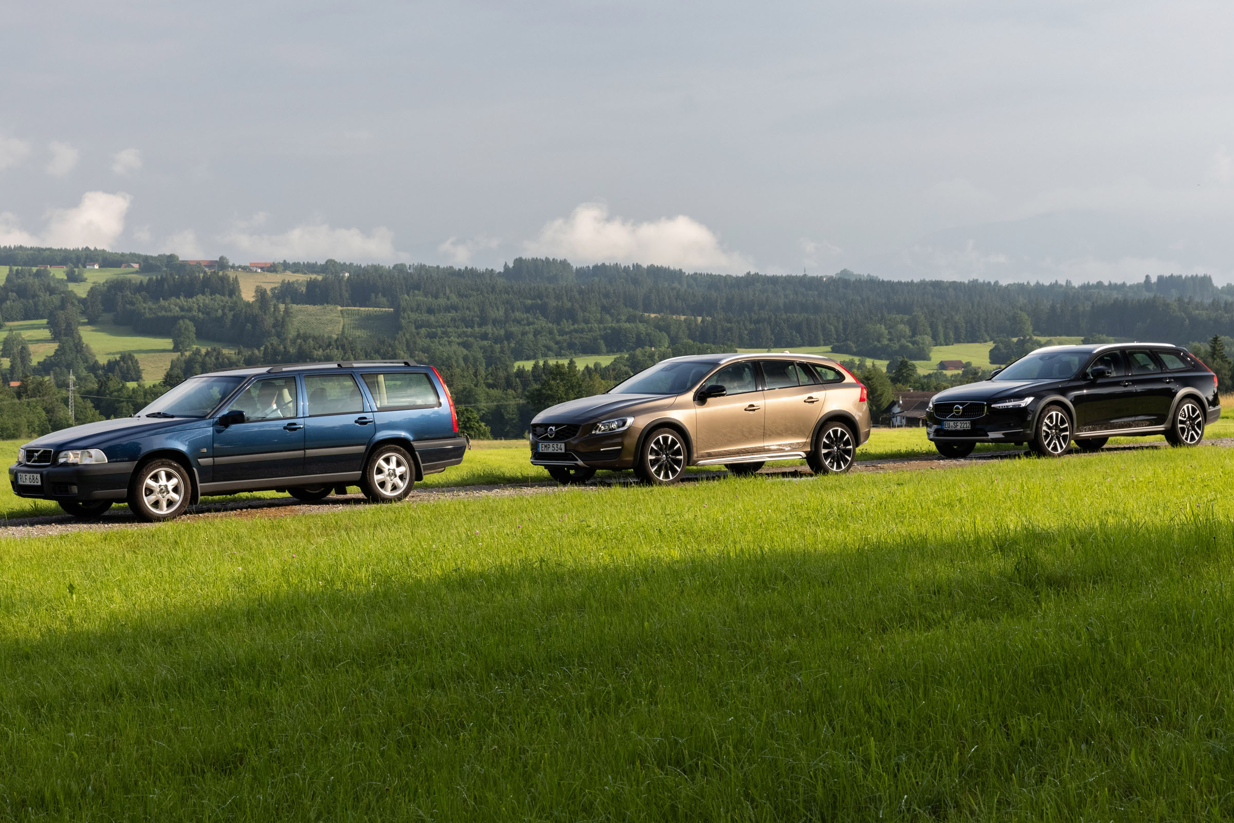 Generationen-Vergleich Volvo V70 XC, V60 & V90 Cross Country ...