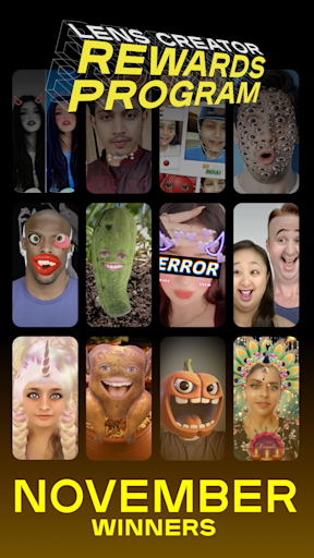 November's Top Snapchat Lenses