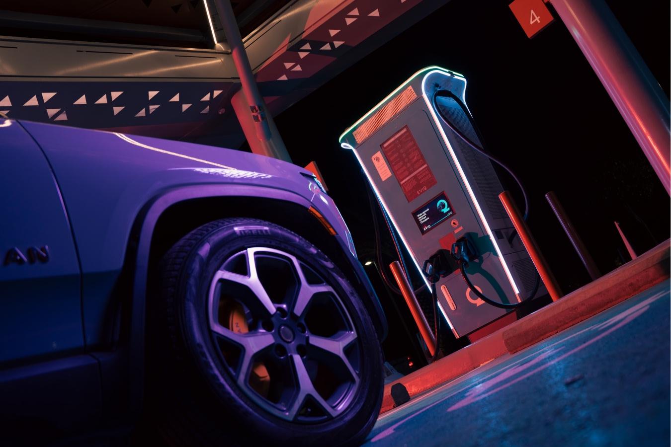 Find EVIQ fast EV charging stations near you across KSA