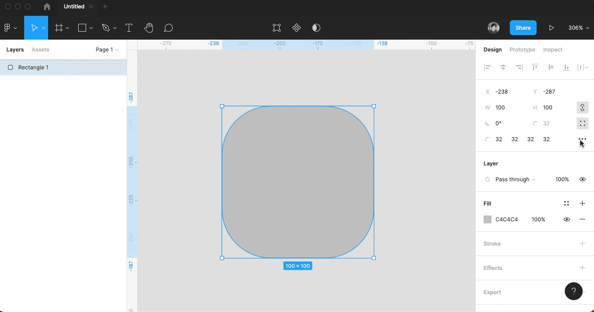 Figmaでシェイプに角丸を適用する方法 | wentz-design.com