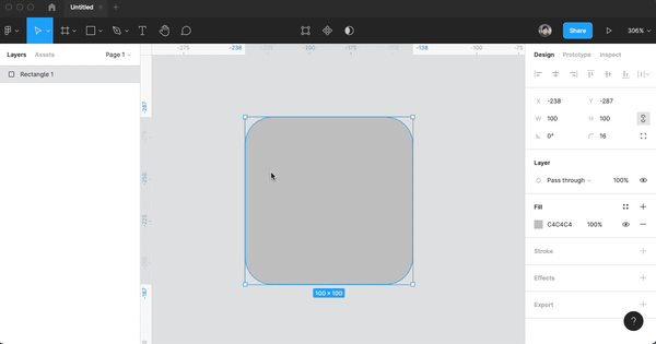 Figmaでシェイプに角丸を適用する方法 | wentz-design.com