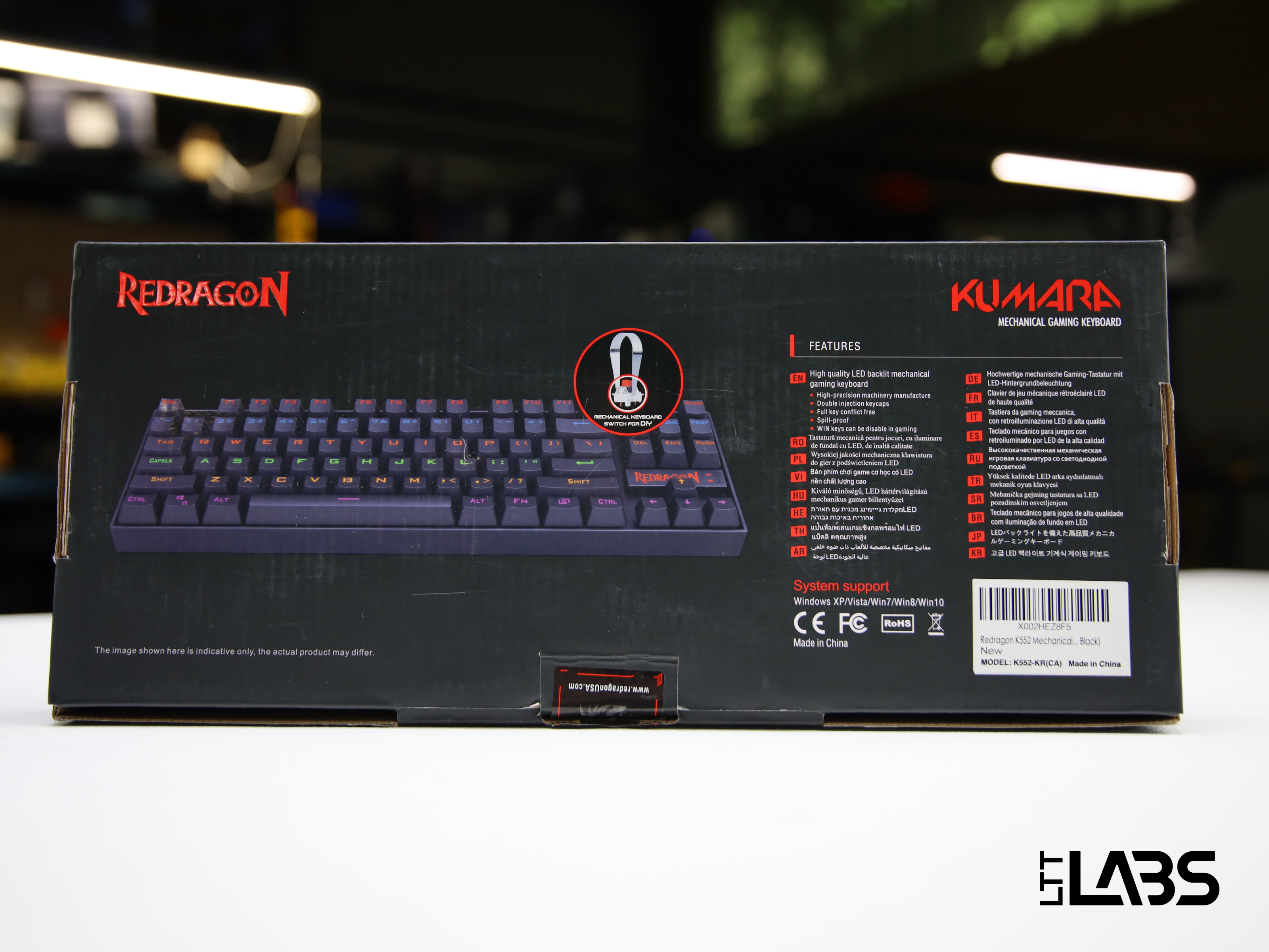 Redragon Kumara Redragon KUMARA K552 RGB Mechanical Gaming Keyboard