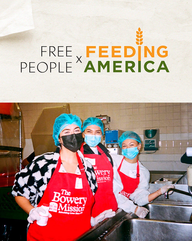Free People x Feeding America