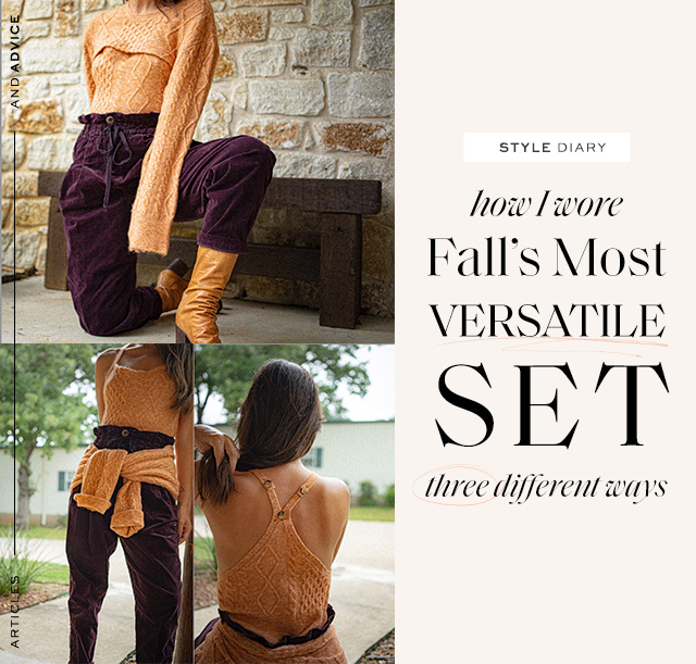 Fall Matching Set 3 Ways