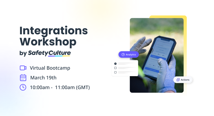 Integrations Workshop | SafetyCulture