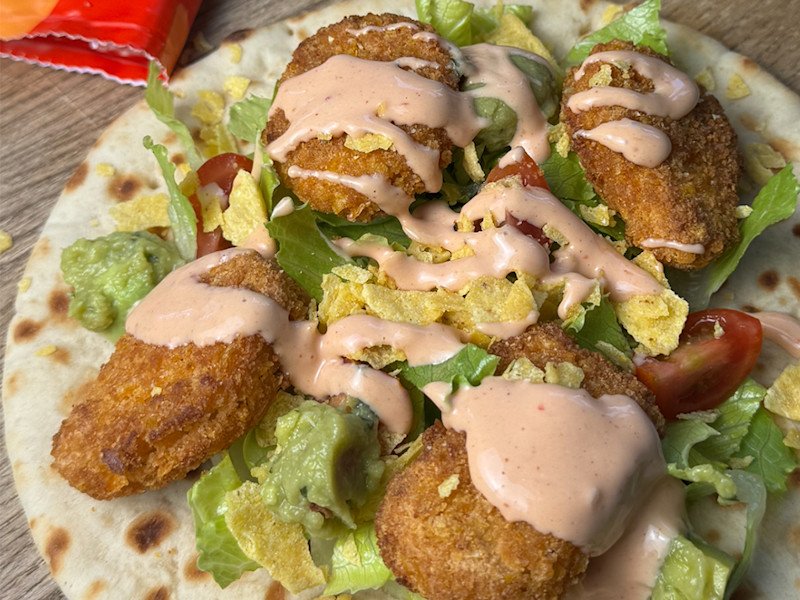 Quorn Cheesy Nacho Nugg Mexican Flatbreads | Quorn