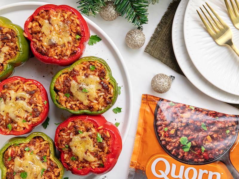 Quorn Mince Stuffed Capsicums
