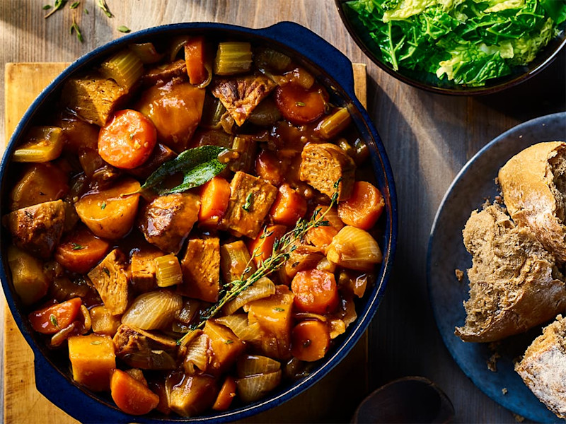 Vegetarian Irish Stew with Quorn Beef Roast | Quorn