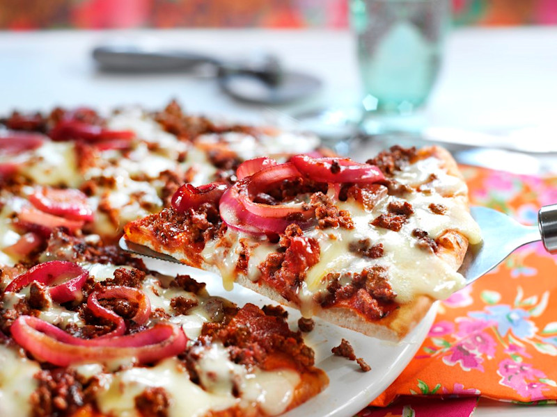 Quorn Bolognese Pizza