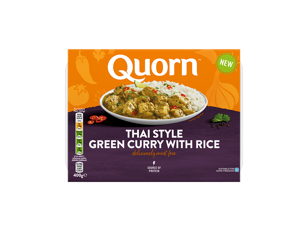 Quorn Vegetarian Thai Green Curry Ready Meal | Quorn