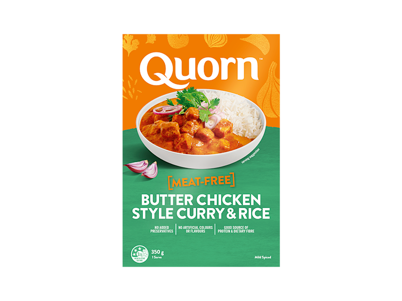Butter Chicken Style Curry & Rice Ready Meal | Quorn