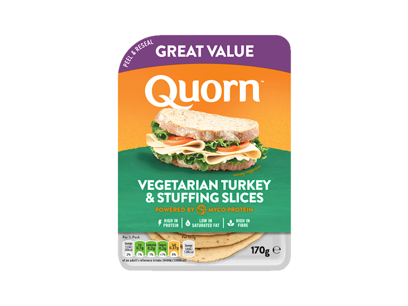 Quorn Vegetarian Turkey & Stuffing Slices | Quorn