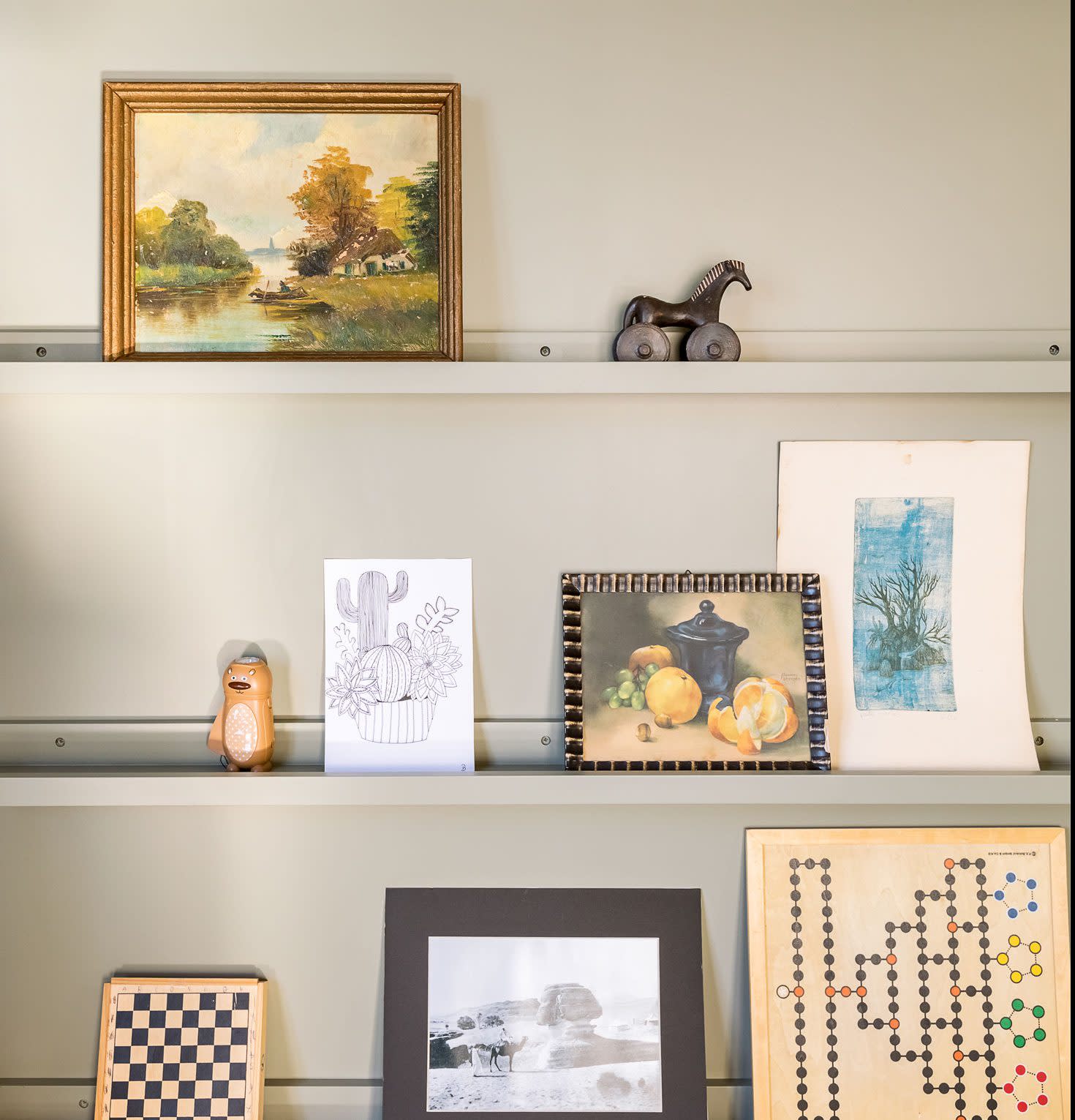 Zelf een fotoplank wand maken - Karwei