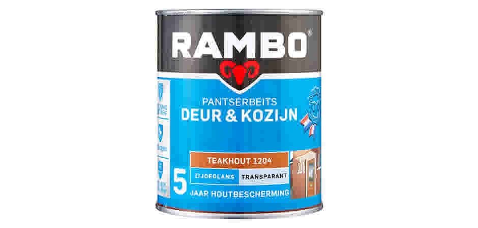 Op zoek naar Rambo Verf? Rambo pantserlak, -beits en oliën voor buiten ...