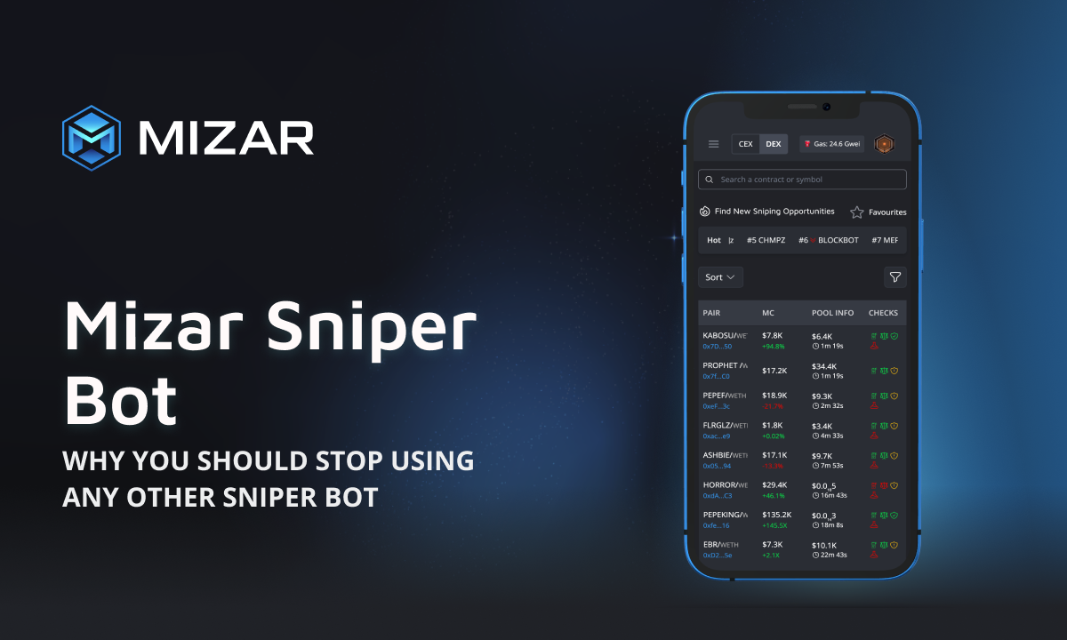 Mizar Sniper Bot: Leading the Way in Crypto Sniping