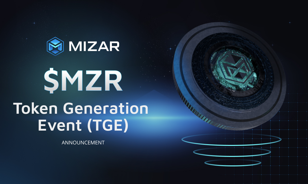 Mizar announces its Much-Requested Token Generation Event (TGE)
