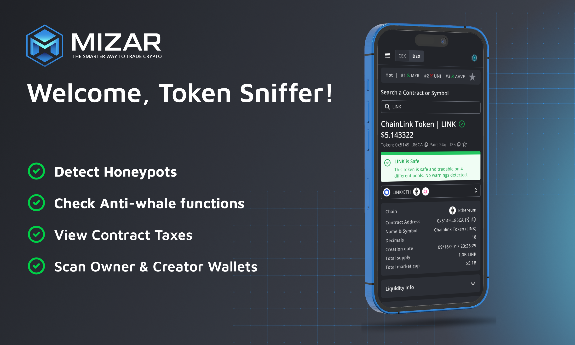 Enhance Your DeFi Trading Security with Mizar Token Sniffer: Safeguard Your Investments