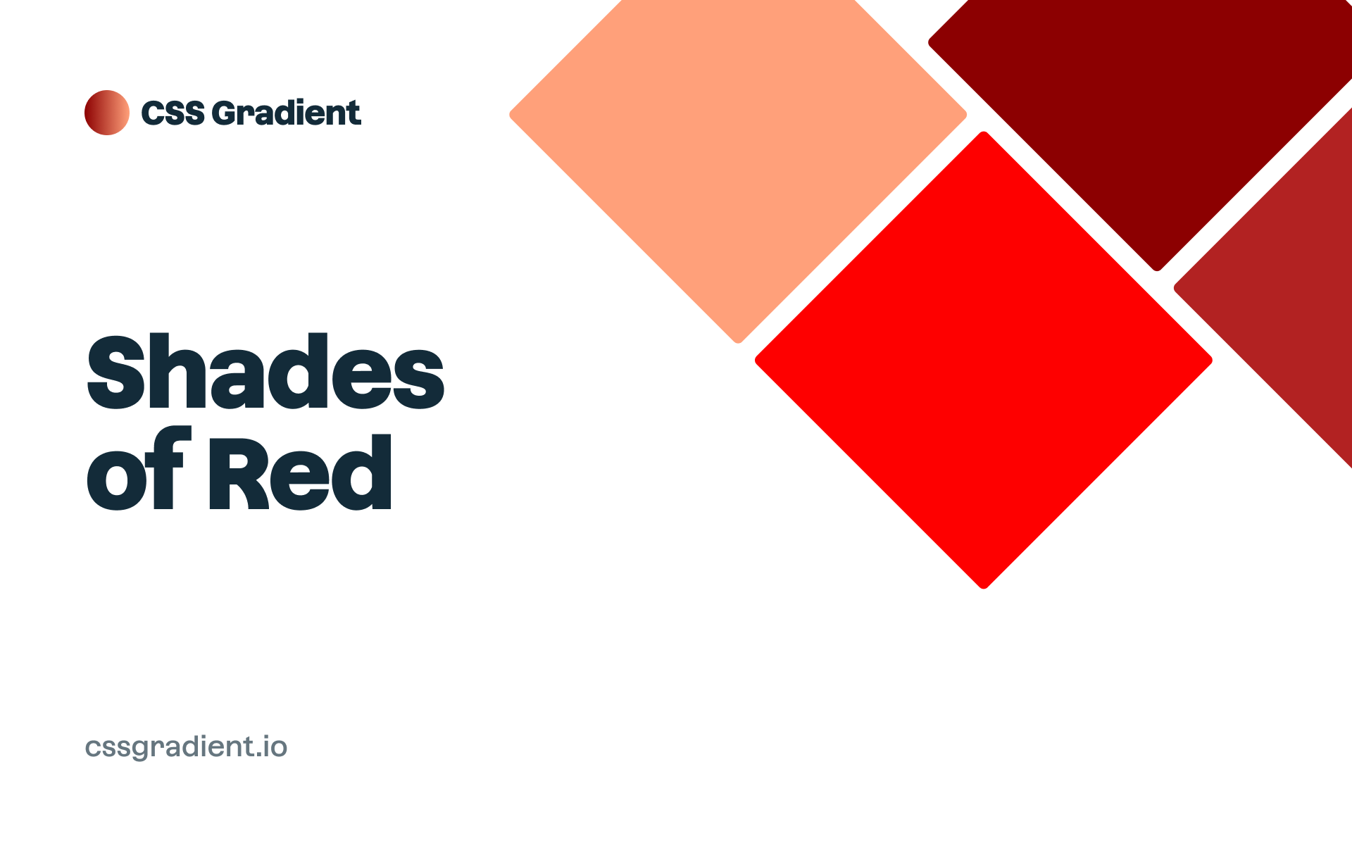 100+ Shades of Red Color Palettes – CSS Gradient