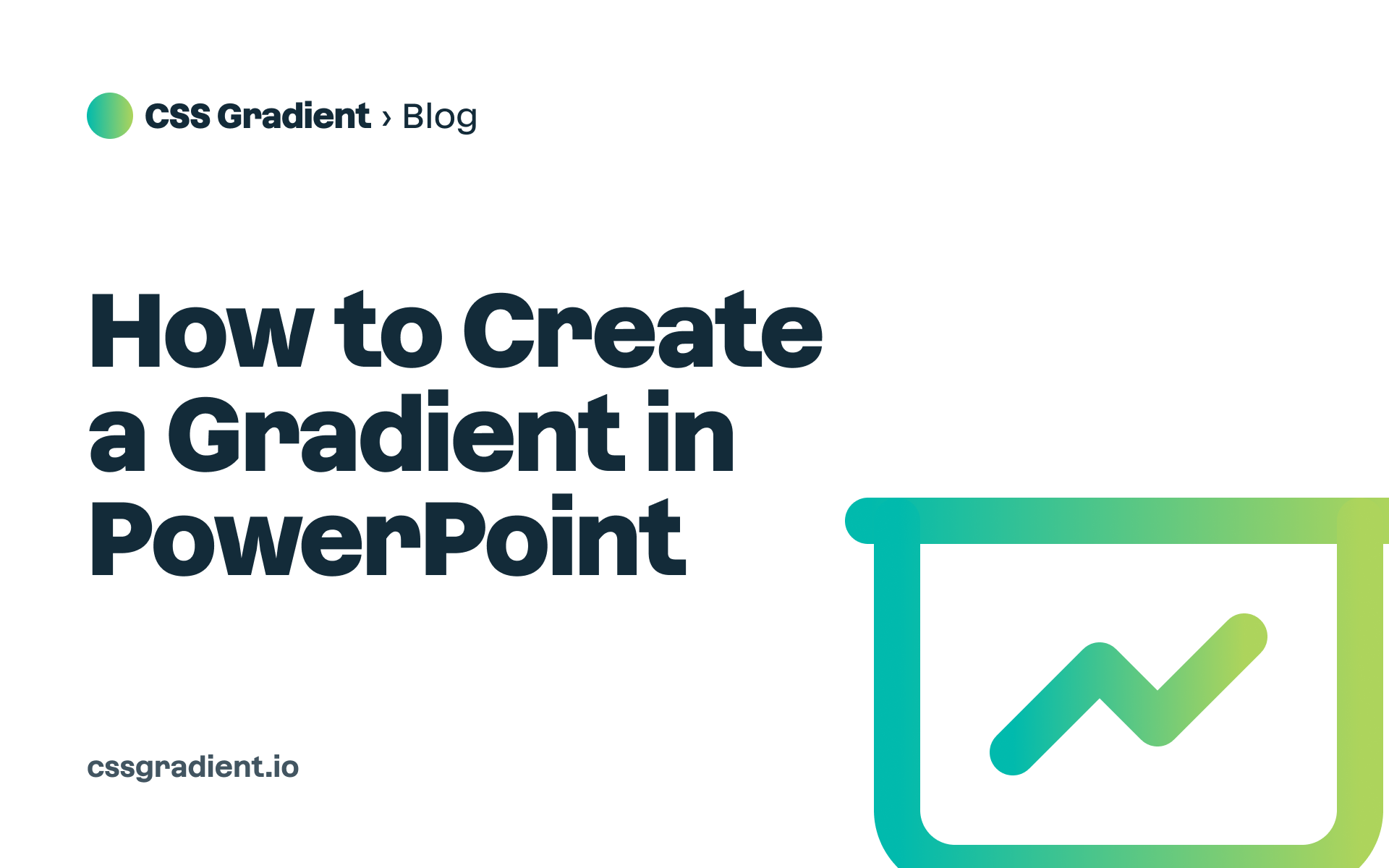 How to create a gradient in PowerPoint – CSS Gradient