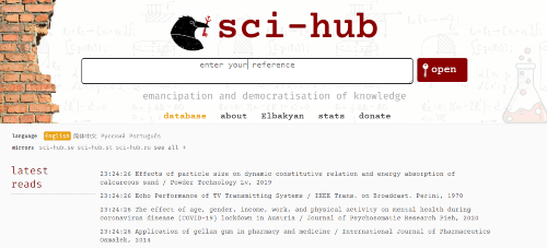 Sci-hub has the most expansive collection of research papers. Its ...