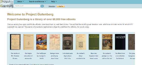 Project Gutenberg is a famous site where you can find lots of free ...