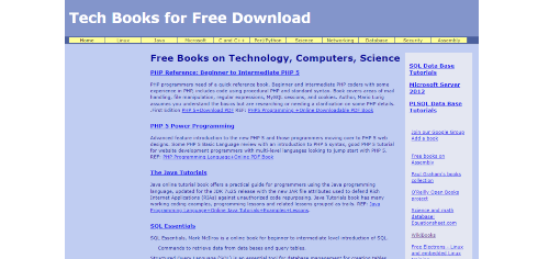 Tech Books for Free Download