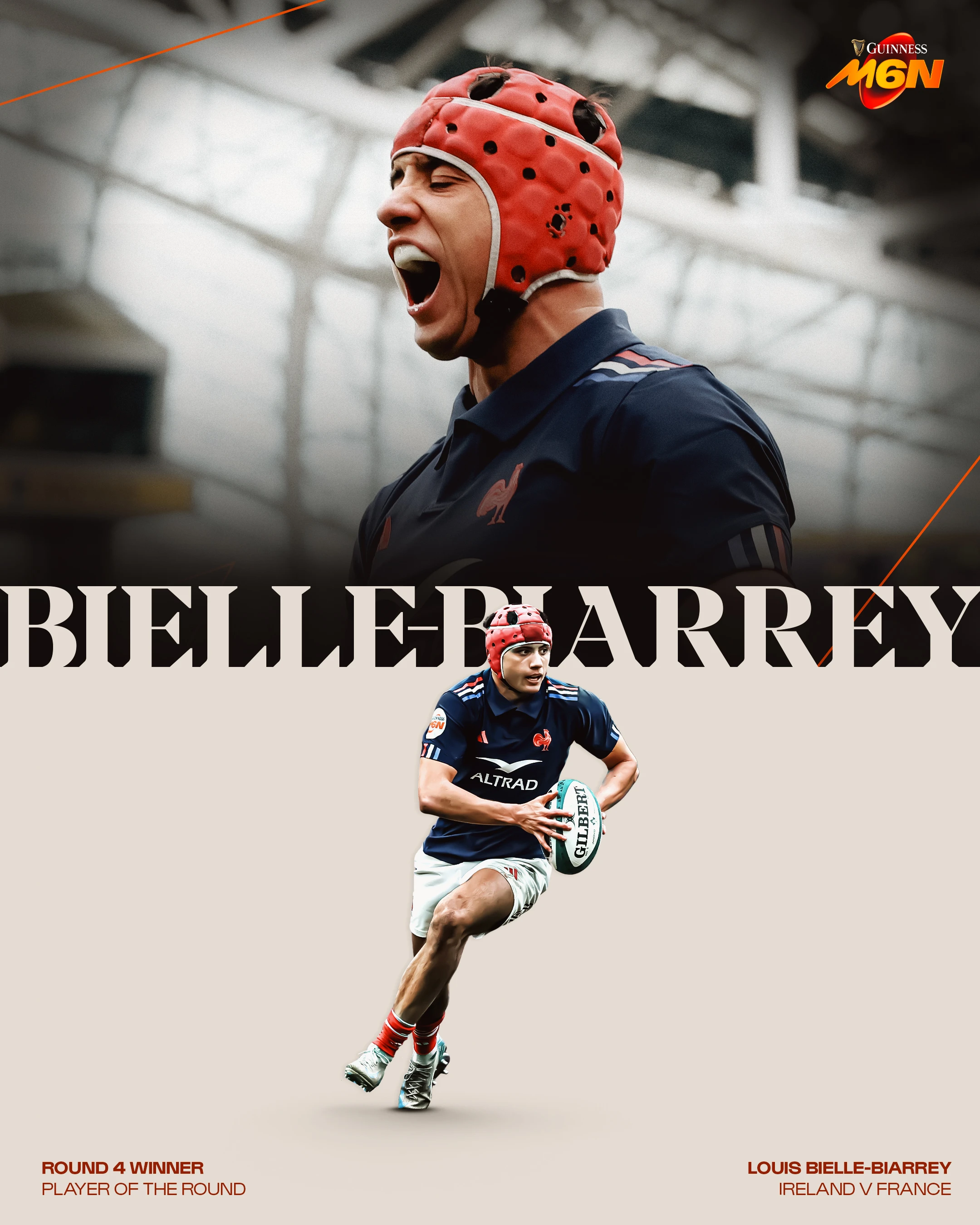 Bielle-Biarrey wins Try & Player of the Round | R4 | Six Nations Rugby ...
