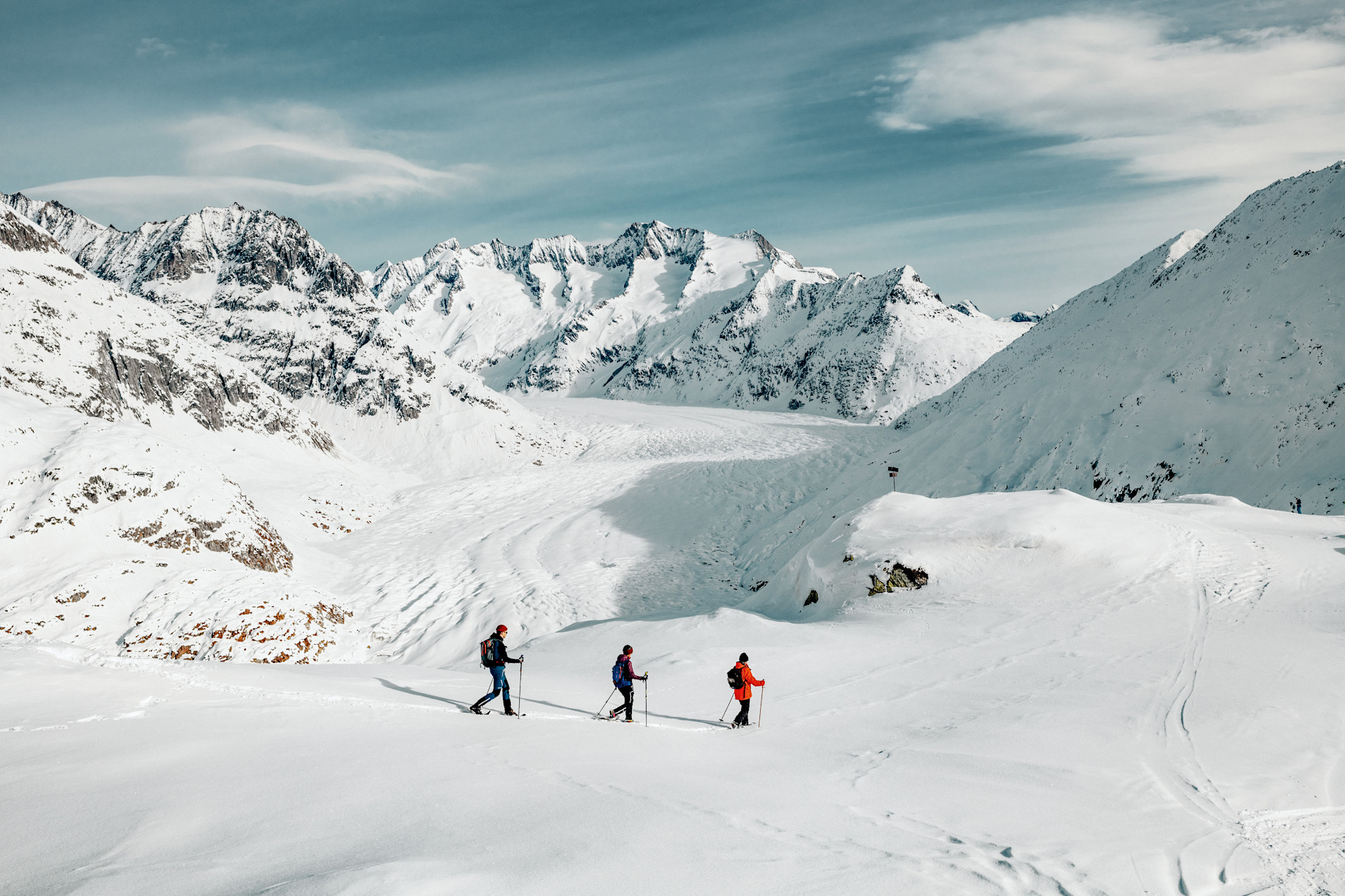 Floating over the snow | Valais Switzerland