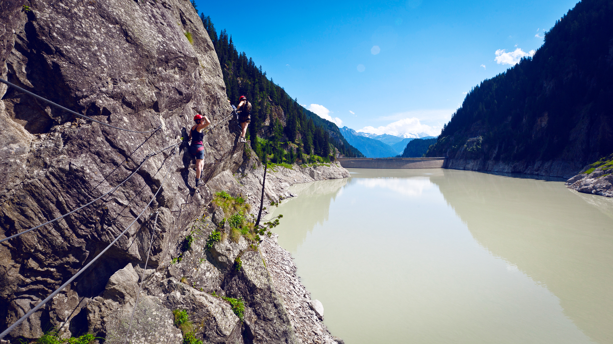 Fixed rope routes | Valais Switzerland