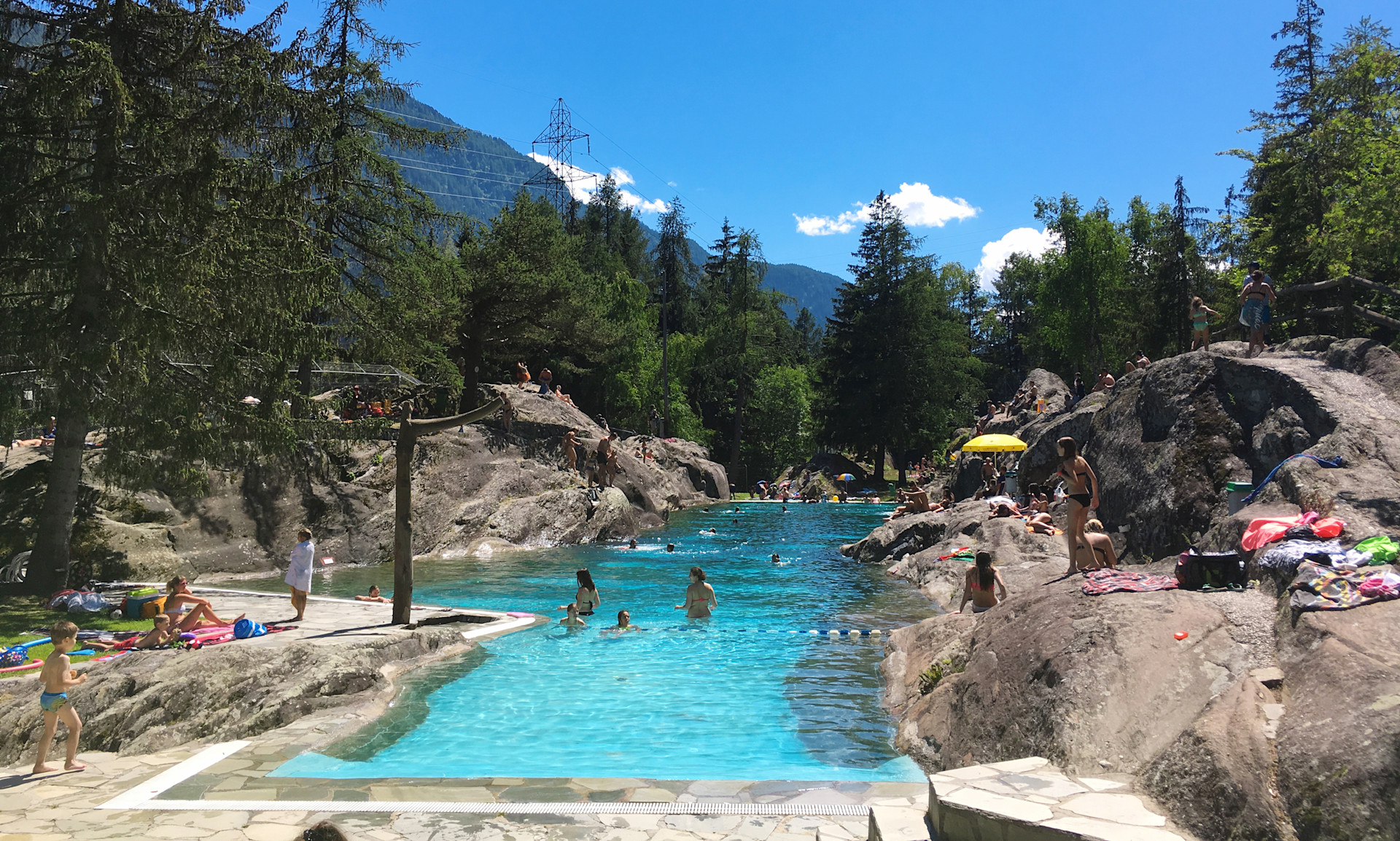 Schwimmbad Les Marécottes | Wallis Schweiz