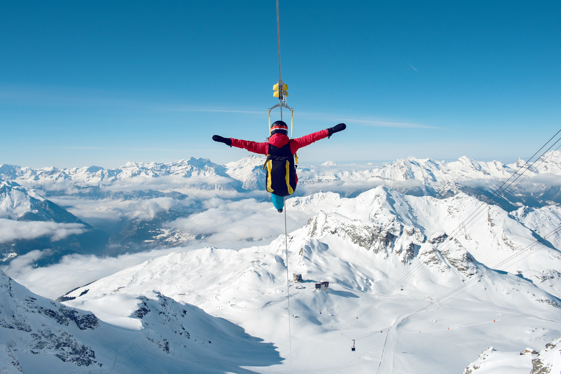 Zip line Mont-Fort | Valais Switzerland