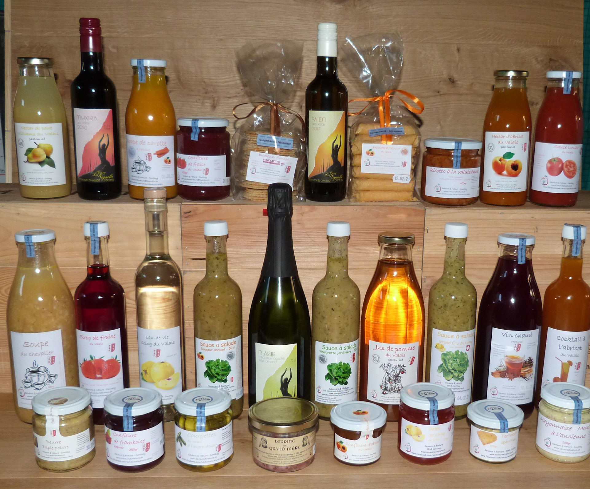 Saveurs & Nature - Cave la Vignolle | Valais Suisse